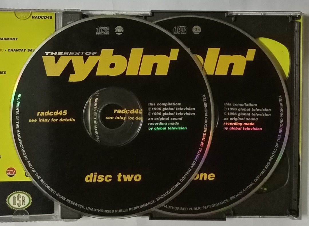 The Best of Vybin' 2CD (56) TLC R.Kelly Toni Braxton Coolio Jamiroquai ...