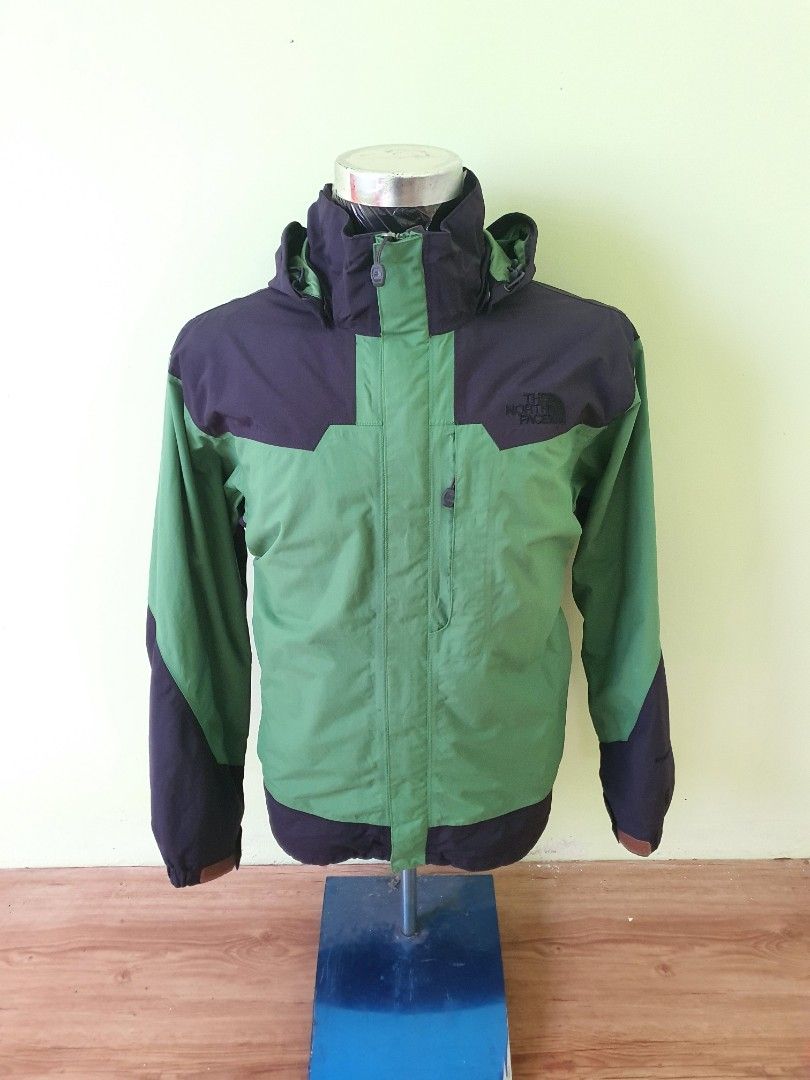The North Face TNF Hyvent Jacket Green Black, Men's Fashion, Activewear ...