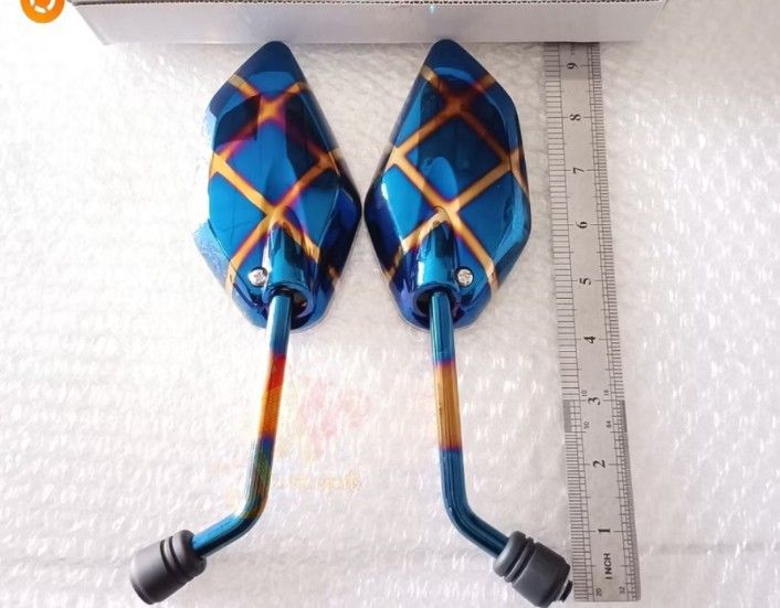 TITANIUM SIDE MIRROR Yamaha Honda 125ZR Y15 Y16 SRL Y110 RXZ EGO NVX ...