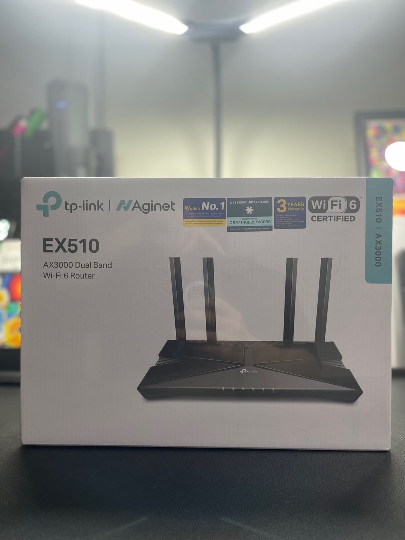 TP-LINK | Naginet | EX 510 | AX3000 Dual Band Wi-Fi 6 Router, TV & Home ...