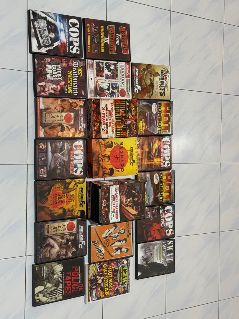 Vintage DVD 2003/2007 Cops series, Japanese wrestling, Hobbies & Toys ...