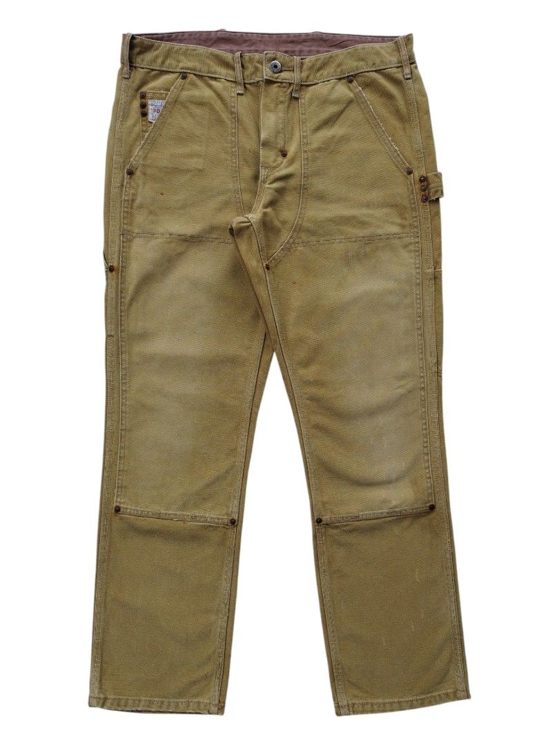 VINTAGE POLO RALPH LAUREN SANFORIZED TOUGH STURDY DOUBLE KNEE PANTS ...