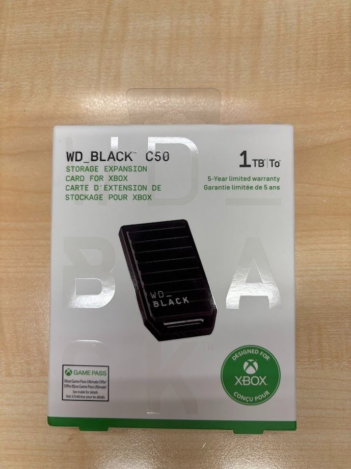 Western Digital Black C50 Expansion Card for Xbox Series X|S 1TB, 電子遊戲 ...