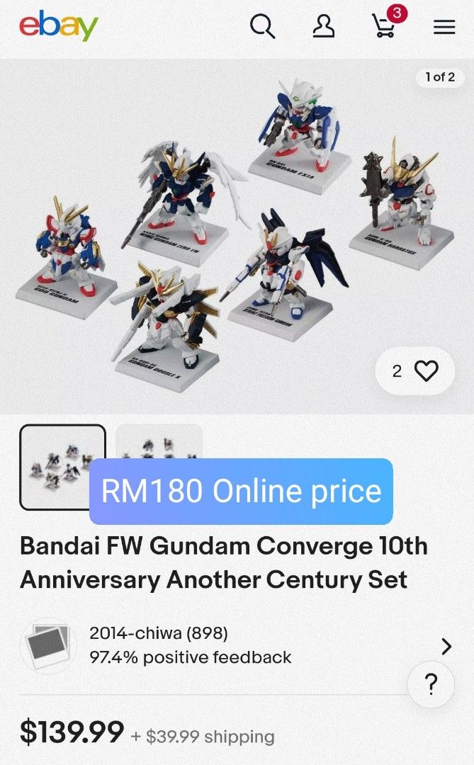 Wing Zero Gundam Premium Limited 10th anniversary converge, Hobbies ...