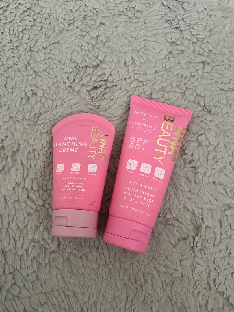 WNA Blancing Cream + Repairing Lotion, Beauty & Personal Care, Bath ...