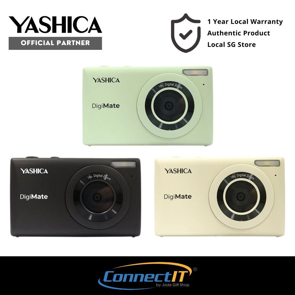 Yashica DigiMate DGM100 CMOS 64MP Pixel Digital Camera (1 Year Local ...