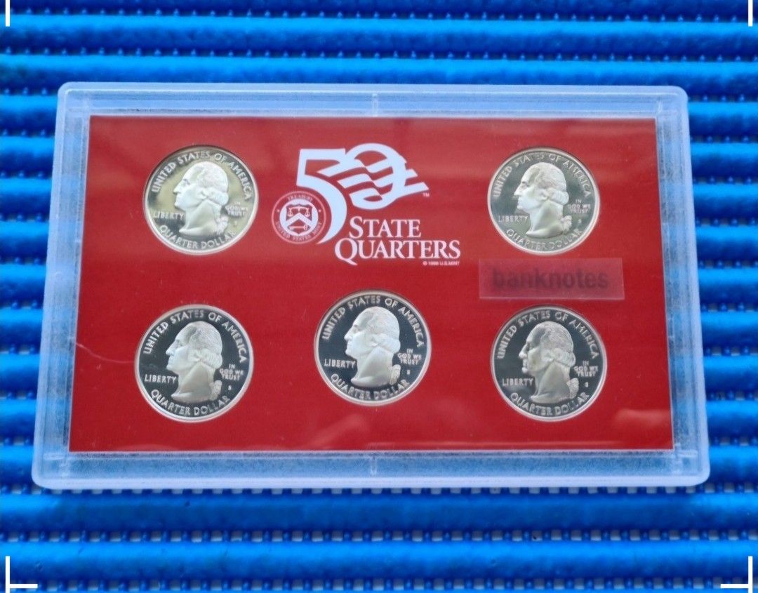 2006 S United States Mint 50 States Quarters Silver Proof Coin Set ...