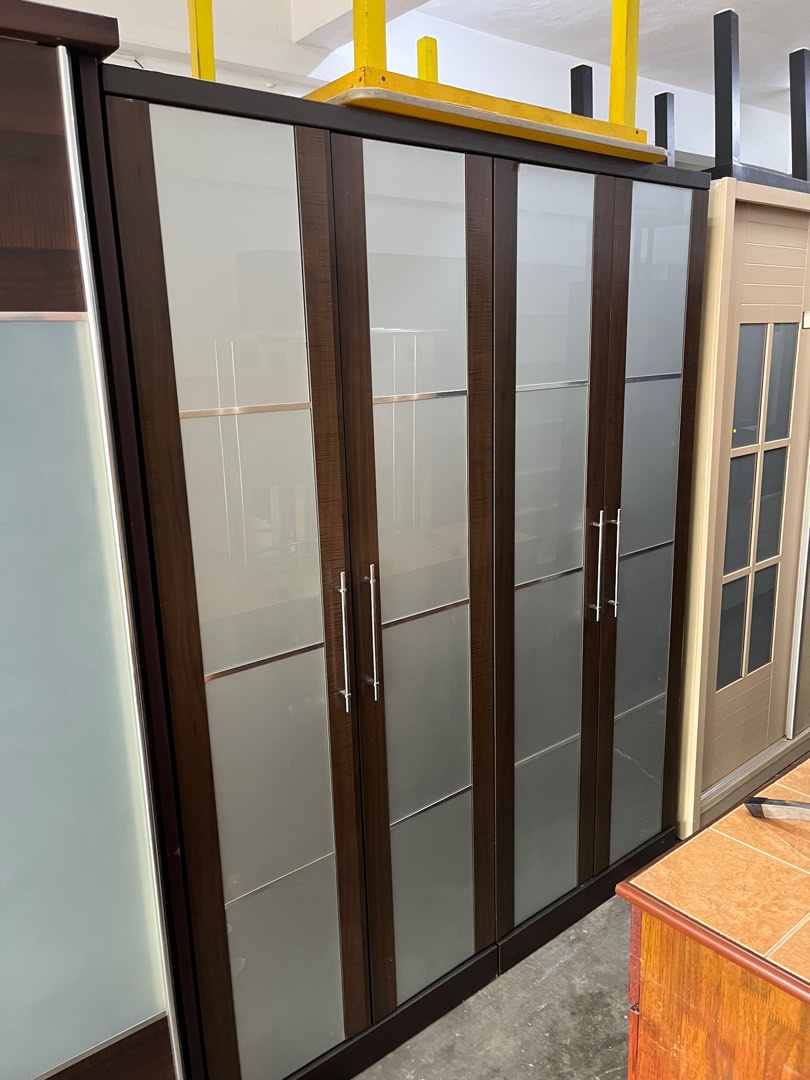 Almari 4 pintu, Furniture & Home Living, Furniture, Shelves, Cabinets ...