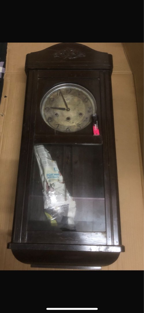 antique clocks jam dinding kayu kienzle 3 lubang, made in germany ...