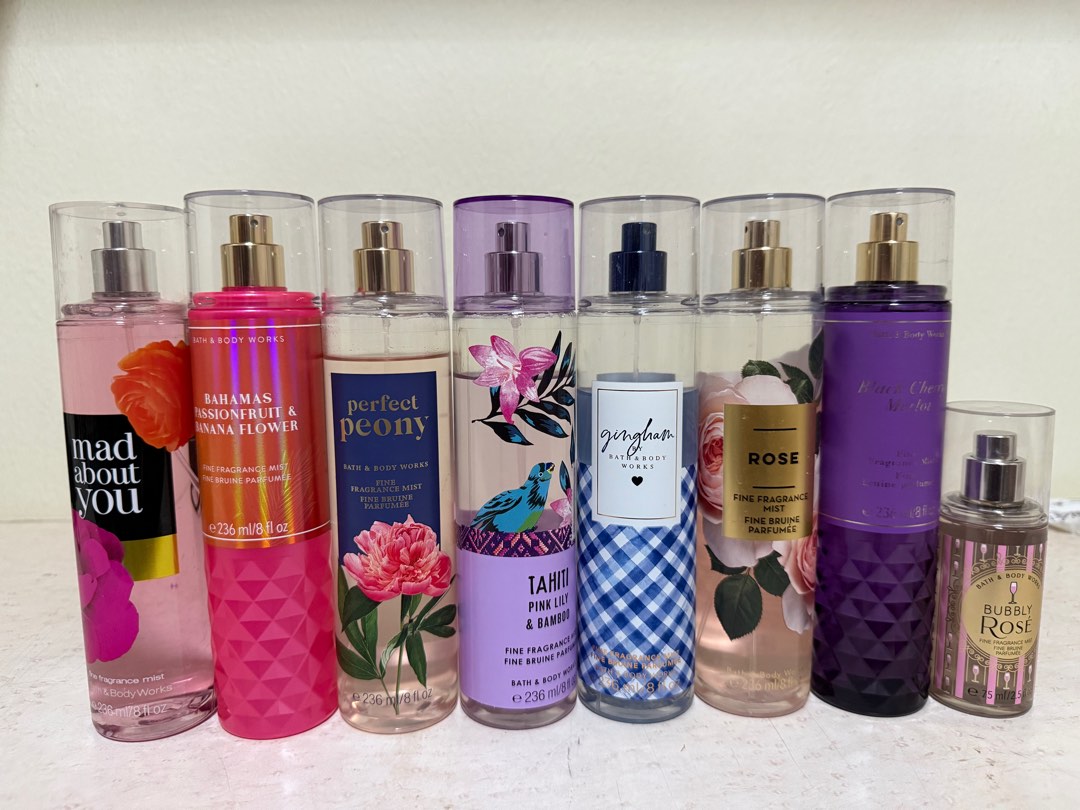 ASSORTED BATH & BODY WORKS BODY MIST BBW BODY MIST, Beauty & Personal ...