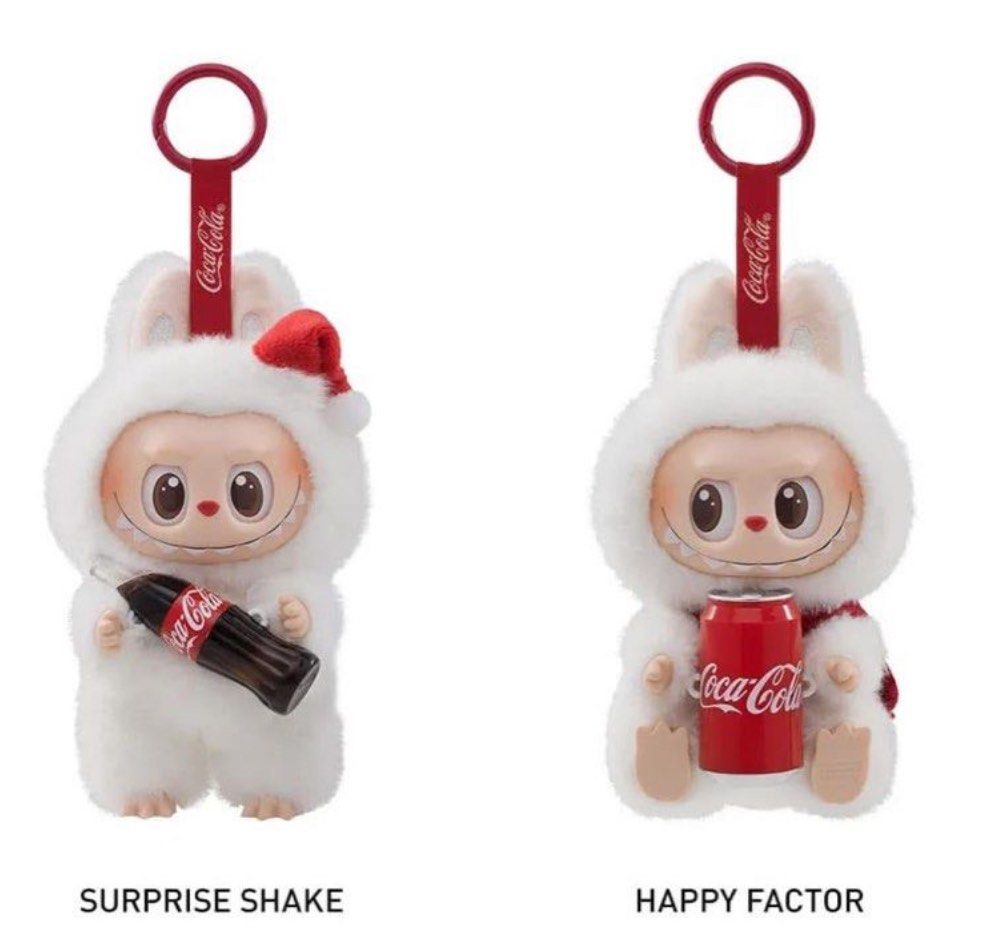 auth new Popmart Labubu Coca Cola 2pcs Set The Monsters Coke, Hobbies ...