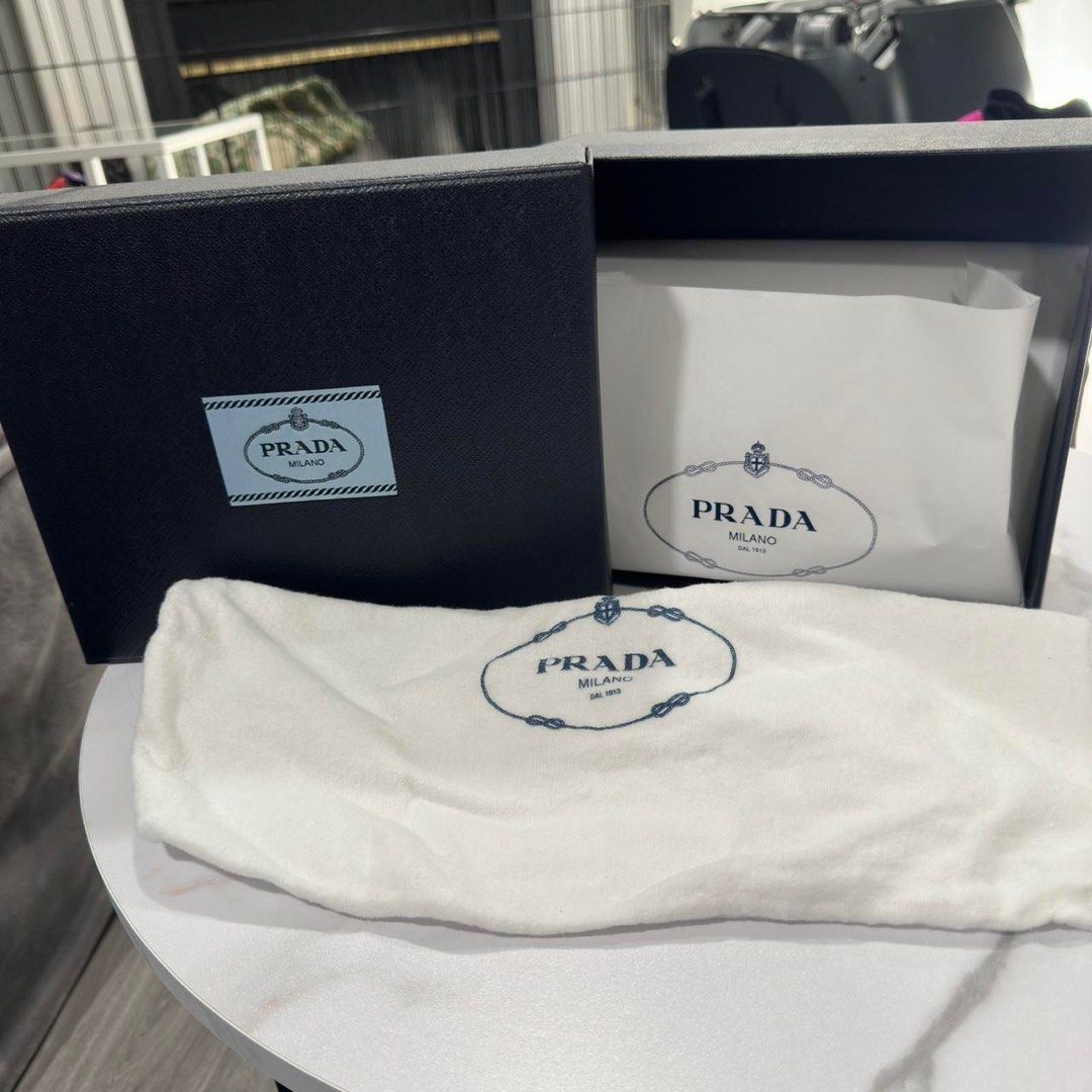 Authentic PRADA box, Luxury, Bags & Wallets on Carousell