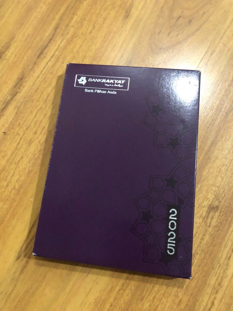Bank Rakyat 2025 Note book Diary buku nota, Hobbies & Toys, Stationery ...