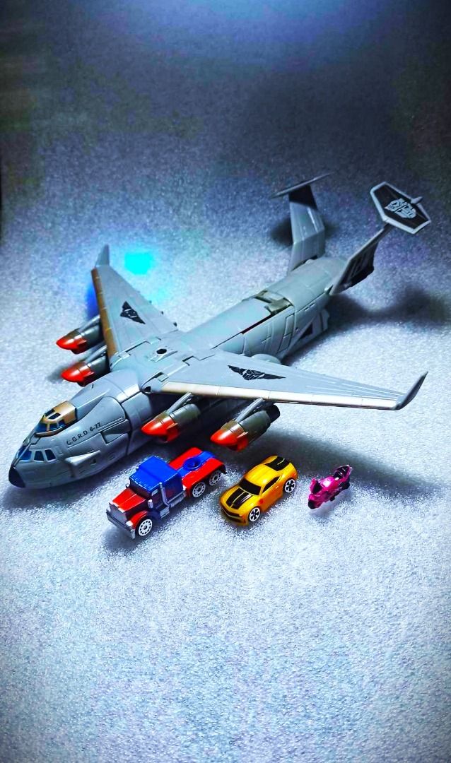 BIB ROTF STRATOSPHERE with smallest Optimus Prime Hasbro Voyager Class ...