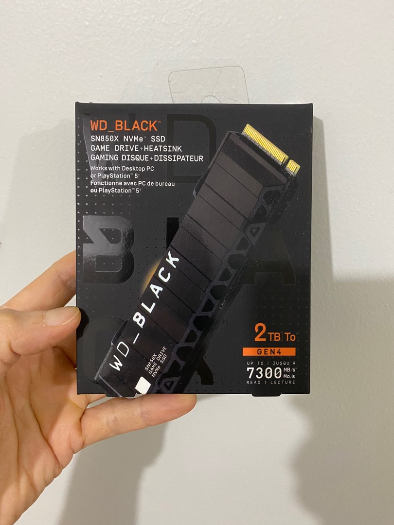 Brand new and Sealed WD BLACK SN850X NVMe SSD 2TB with Heatsink ...