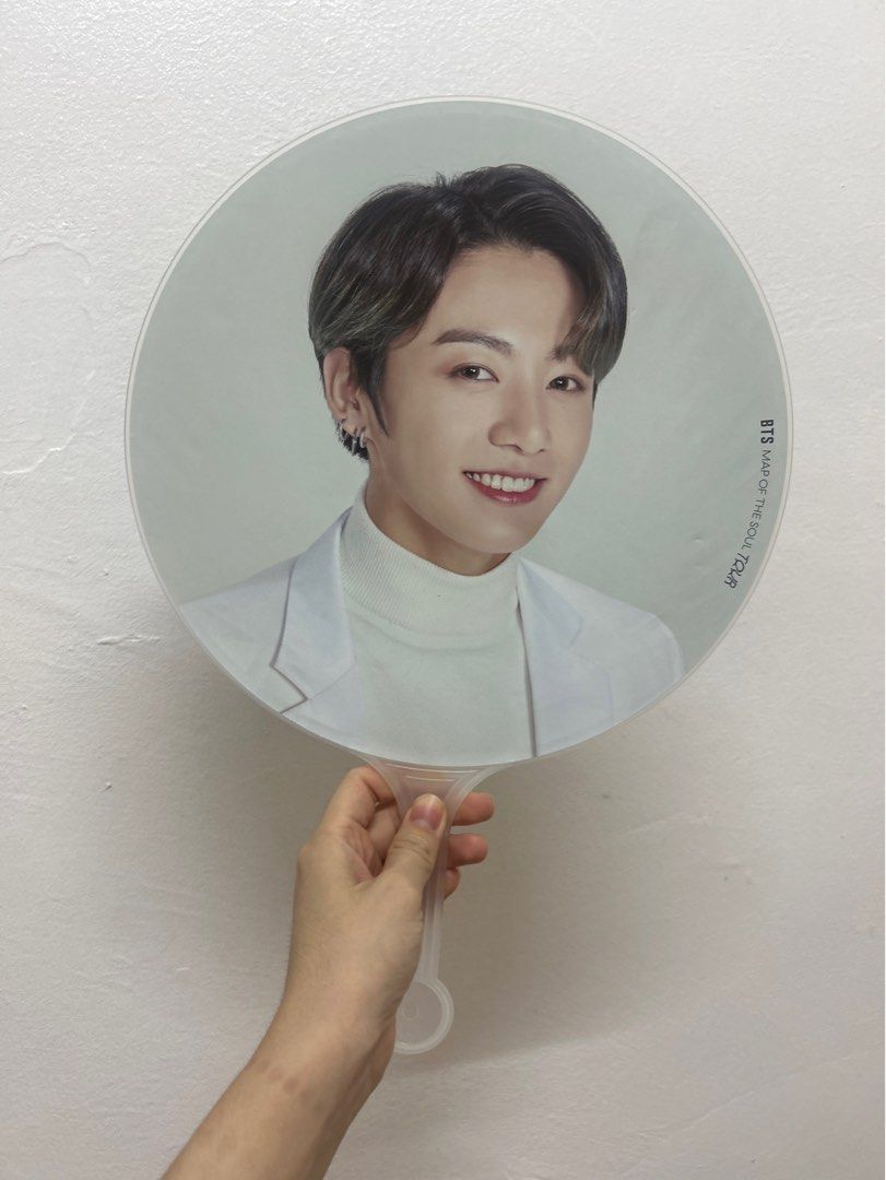 BTS Official Jungkook Map of the Soul Tour Hand fan, Hobbies & Toys, Collectibles & Memorabilia ...