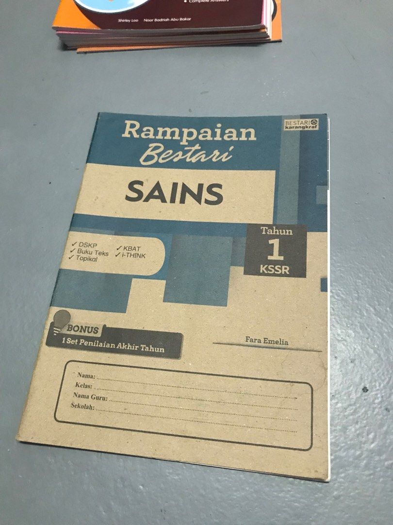 Buku Latihan Sains Tahun 1 KSSR, Hobbies & Toys, Books & Magazines ...