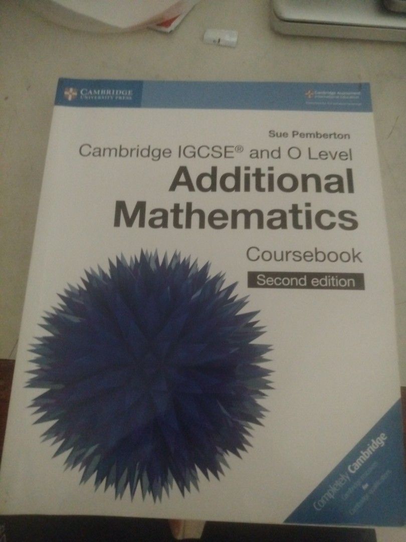 Cambridge Igcse And O Level Additional Mathematics Coursebook Hobbies And Toys Books And Magazines