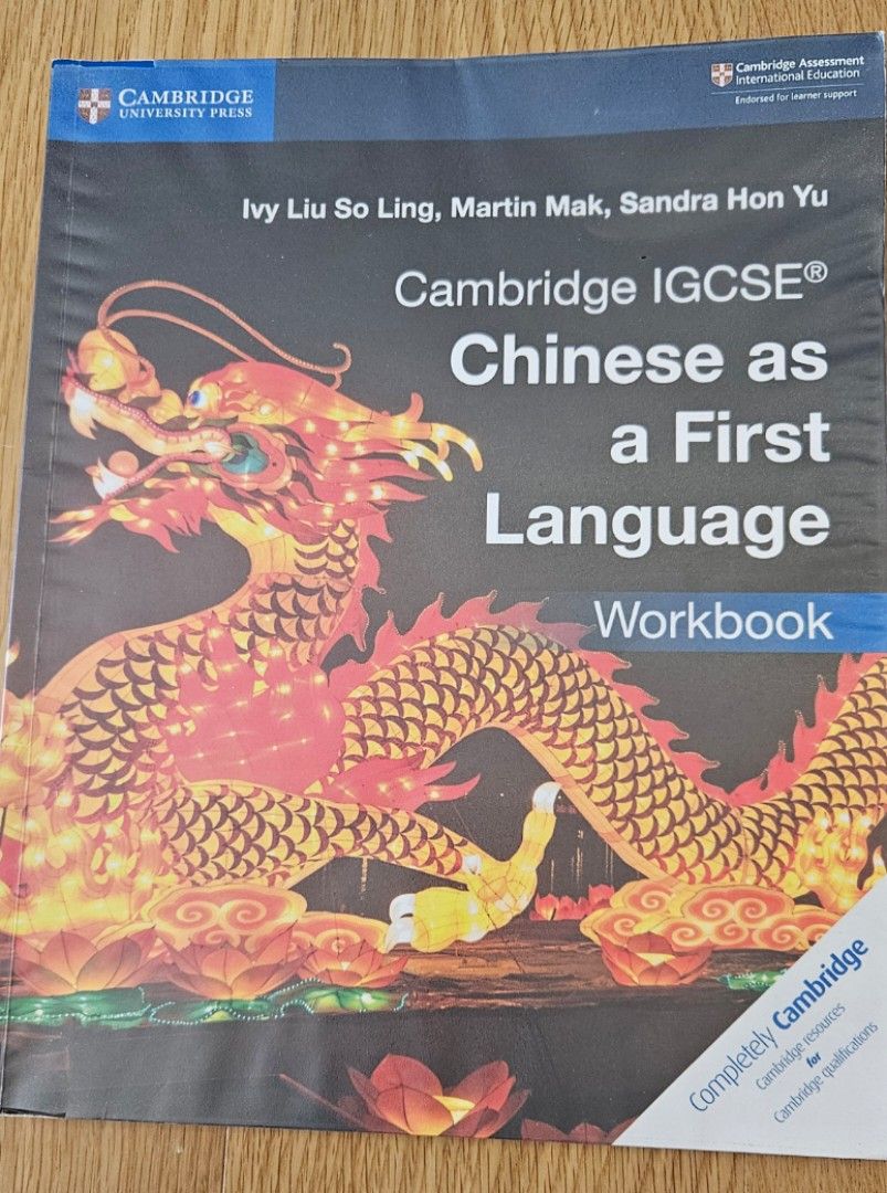 Cambridge IGCSE Chinese as a First Language Workbook, Hobbies & Toys ...