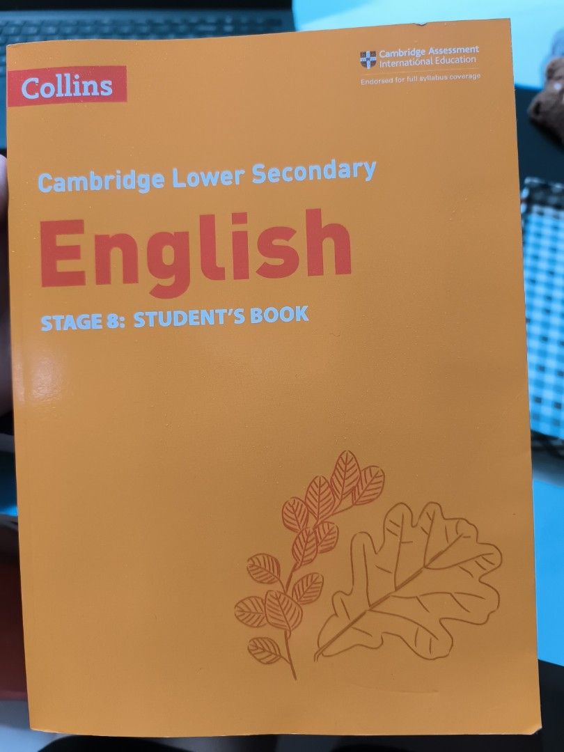 Cambridge lower secondary English stage 8: student's book. ISBN 978-0-00-836407-6, Hobbies ...