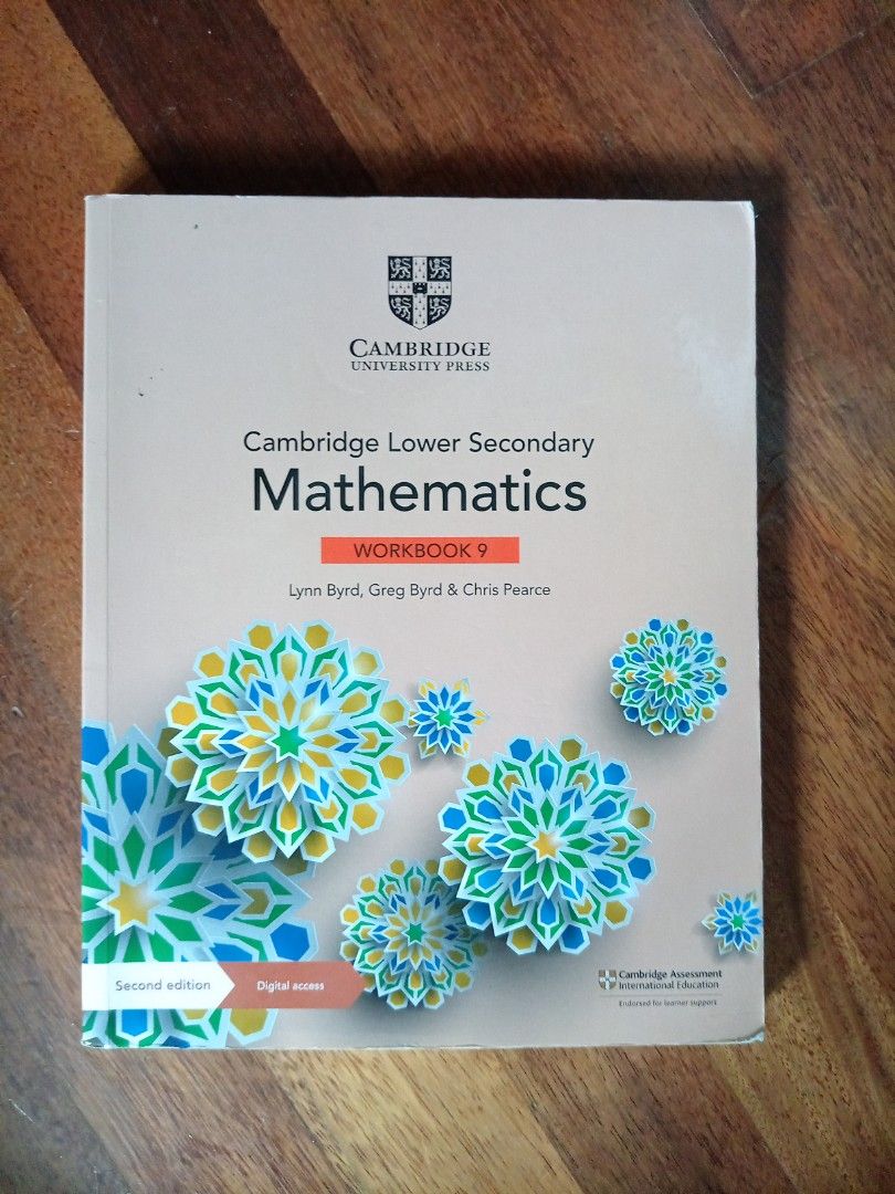 Cambridge Lower Secondary Mathematics Workbook 9 (2e with Digital ...