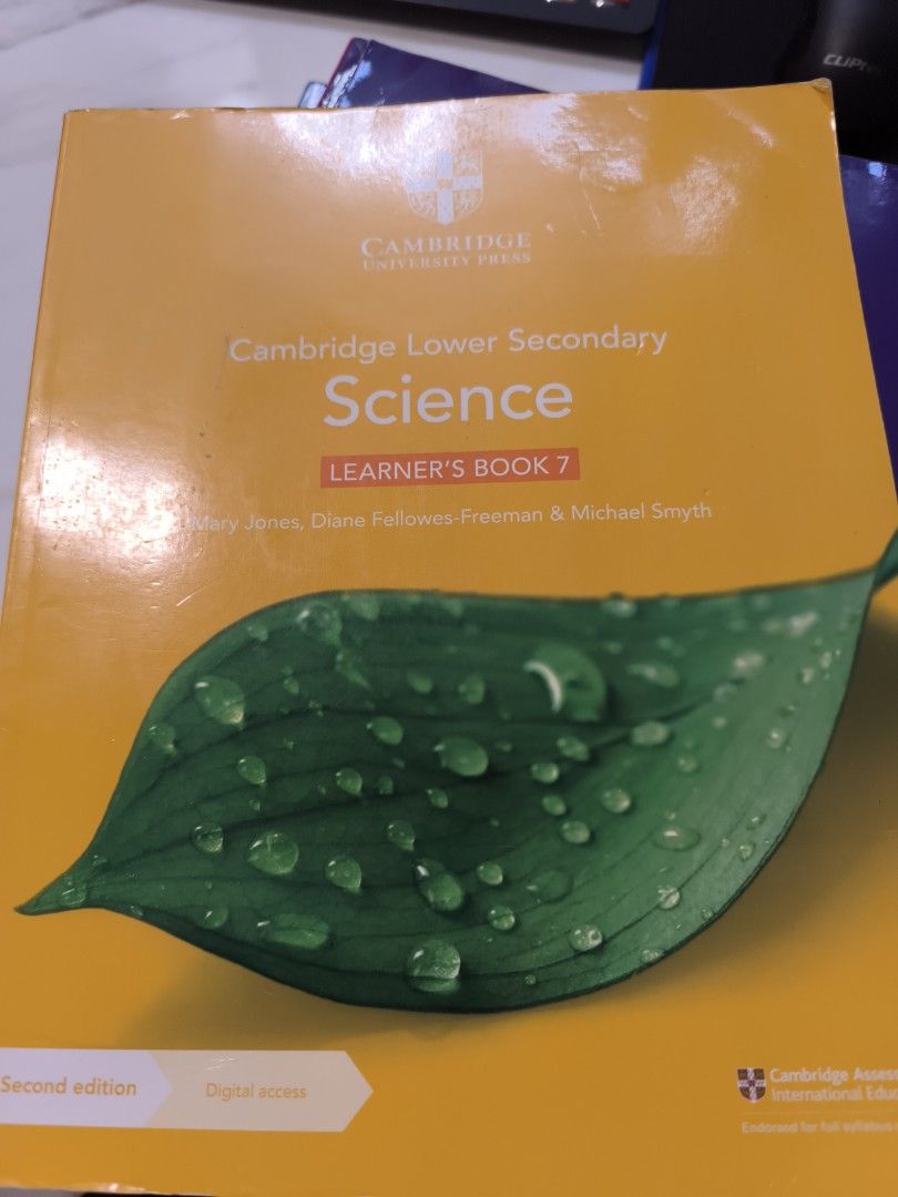 Cambridge lower secondary science learners book 7 ISBN: 978-1-108-74278-8, Hobbies & Toys, Books ...