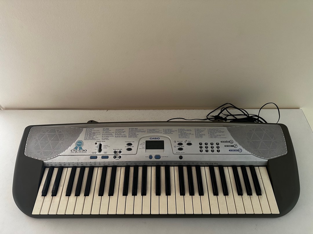 CASIO CTK-230 Song Bank Keyboard, Hobbies & Toys, Music & Media, Musical Instruments on Carousell