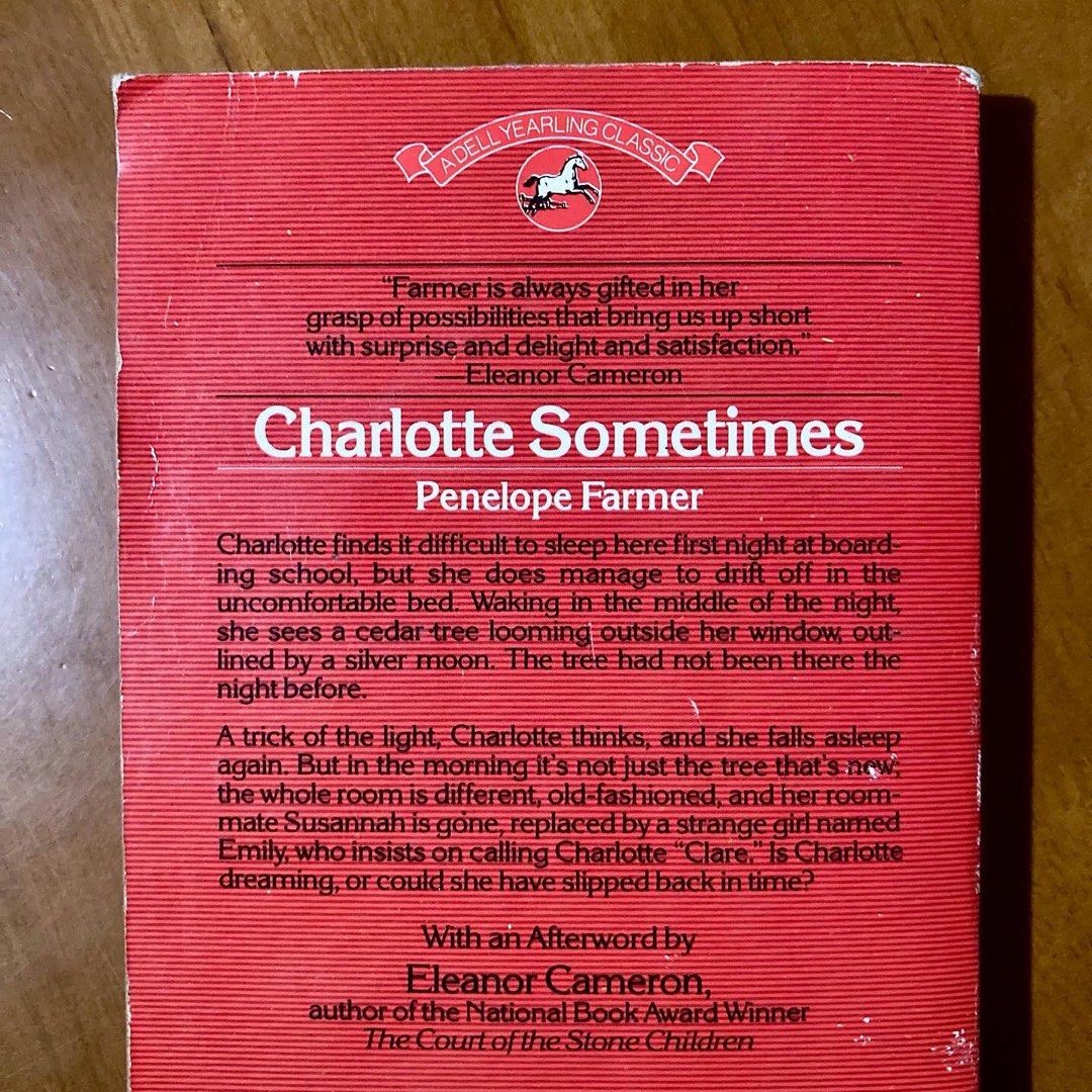 Charlotte Sometimes by Penelope Farmer (Dell Yearling Classics / Middle ...