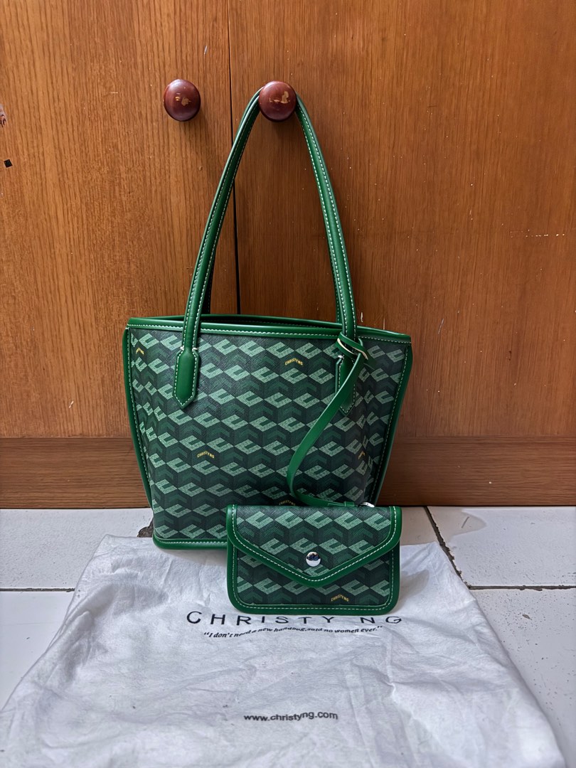 Christy ng mini russo hijau, Fesyen Wanita, Tas & Dompet di Carousell