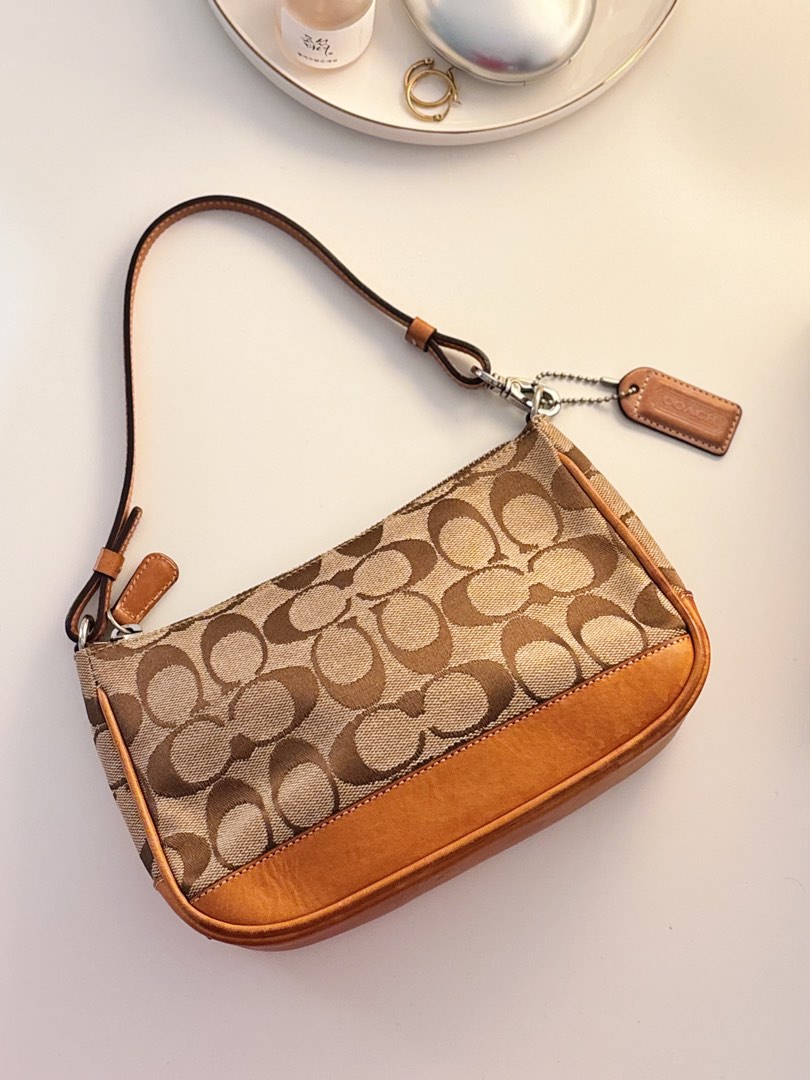 Coach Demi Bag in Tan, Luxury, Bags & Wallets on Carousell