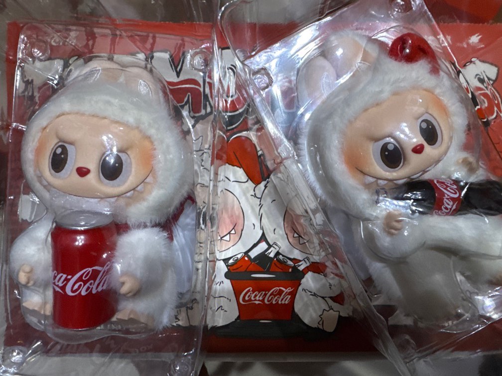 COCA COLA X THE MONSTERS LABUBU 拉布布 可口可樂 聯名 盲盒 公仔, 興趣及遊戲, 玩具 & 遊戲類 ...