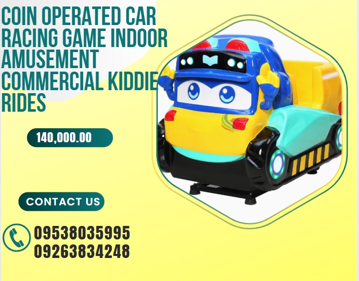 COIN OPERATED CAR RACING GAME INDOOR AMUSEMENT COMMERCIAL KIDDIE RIDES ...