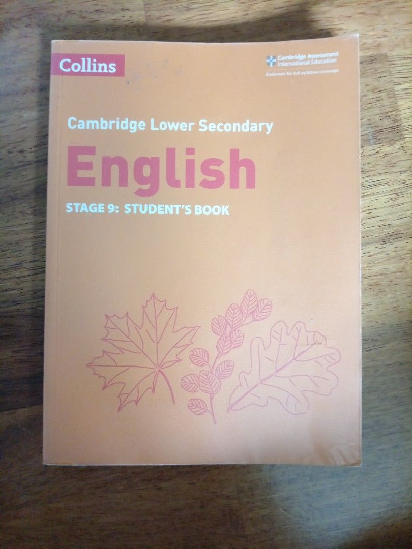 Collins Cambridge Lower Secondary English Stage 9 : STUDENT'S BOOK ...