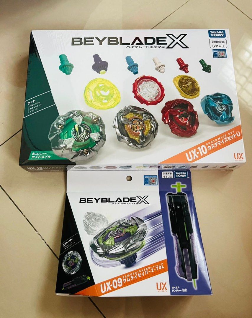 Combo Takara Tomy BEYBLADE X UX-09 & UX-10, Hobbies & Toys, Toys ...