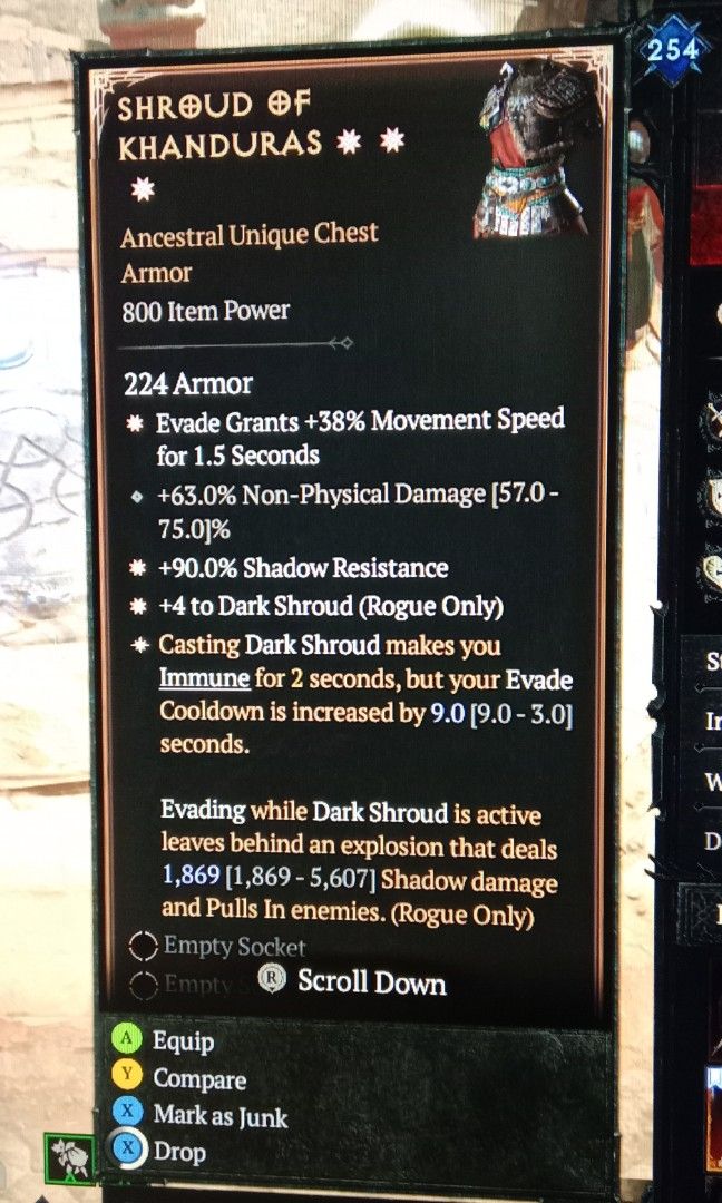 Diablo 4 pc rogue Armor 3GA, Video Gaming, Video Games, Others on Carousell