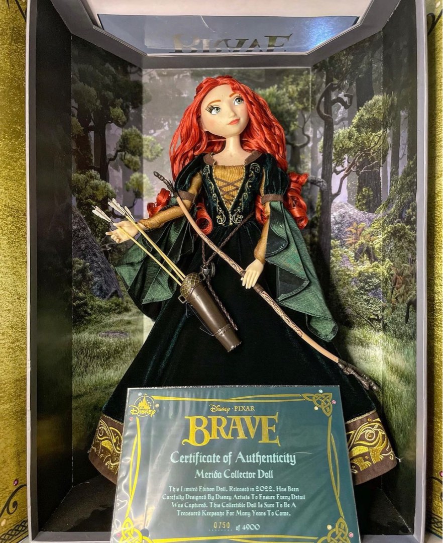 Disney Store Brave 10th Anniversary Merida Limited Edition Doll 2022 ...