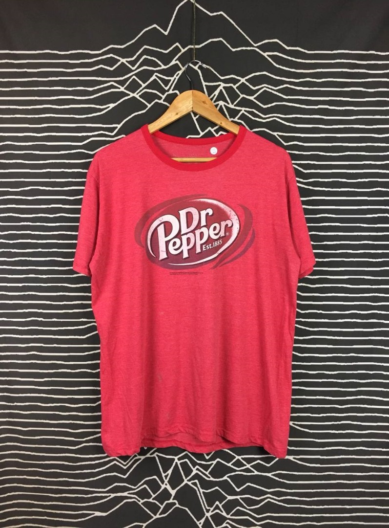 Dr Pepper Carbonated Soft Drink Promo Tee, Men's Fashion, Tops & Sets ...