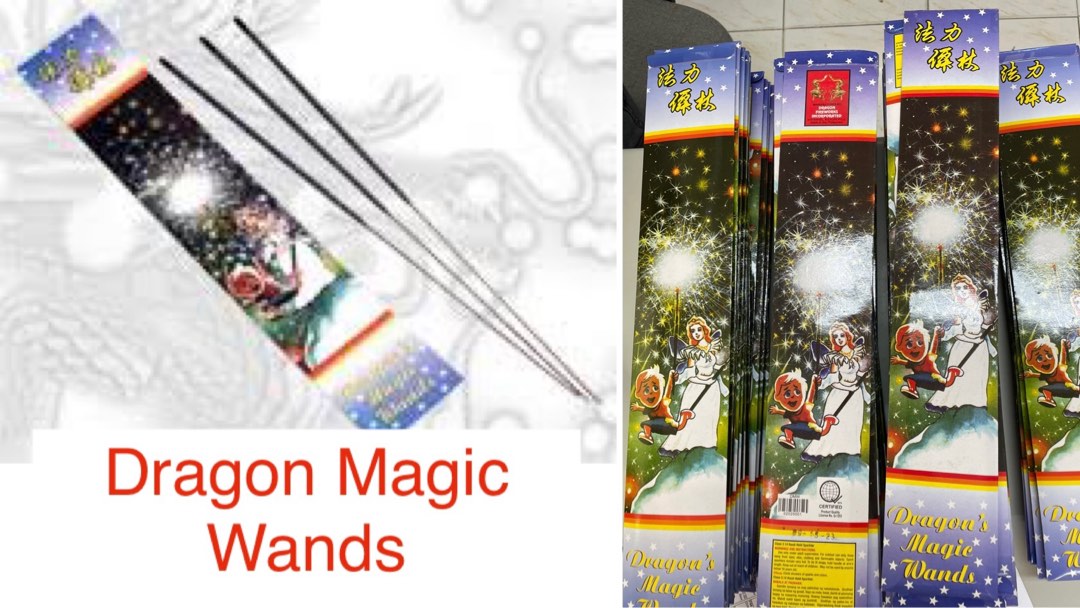 Dragon Magic Wands Sparklers, Hobbies & Toys, Stationary & Craft, Occasions & Party Supplies on ...