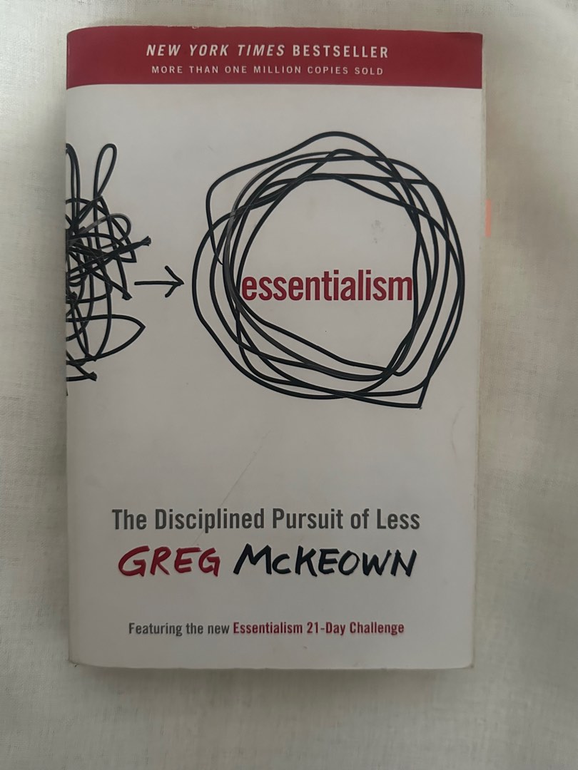 Essentialism by Greg Mckeown, Hobbies & Toys, Books & Magazines ...