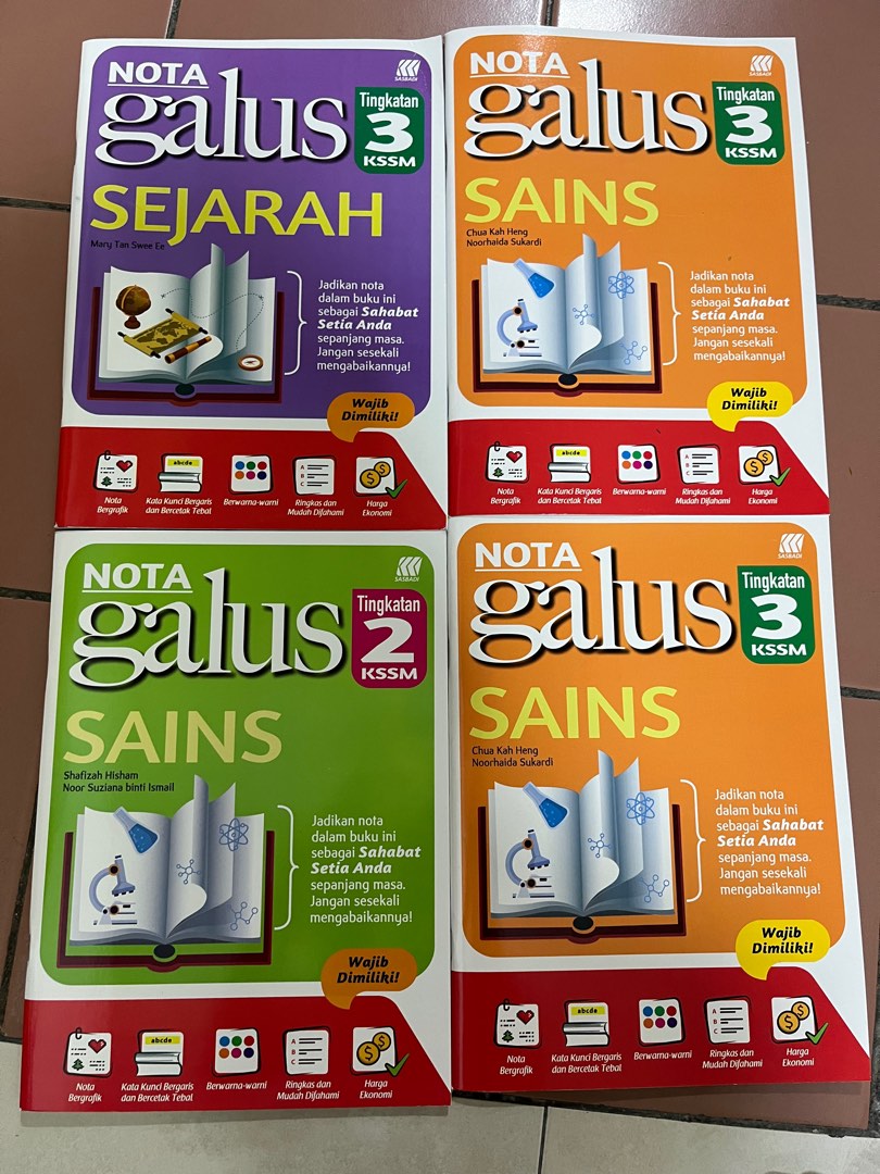 Form 3 Science Reference Book / Nota Galus Sains F3 / Tingkatan 3 KSSM ...