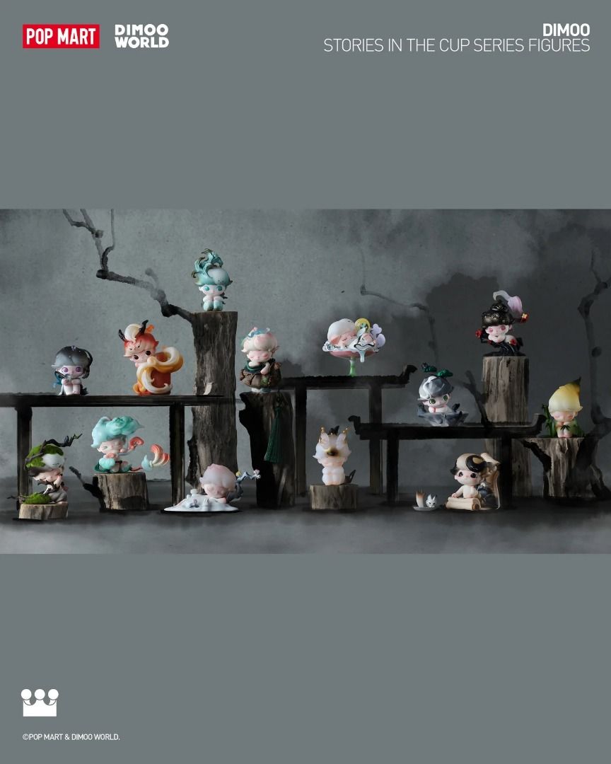 [Free Delivery] POP MART: Dimoo Stories in the Cup Series - Blind Box ...