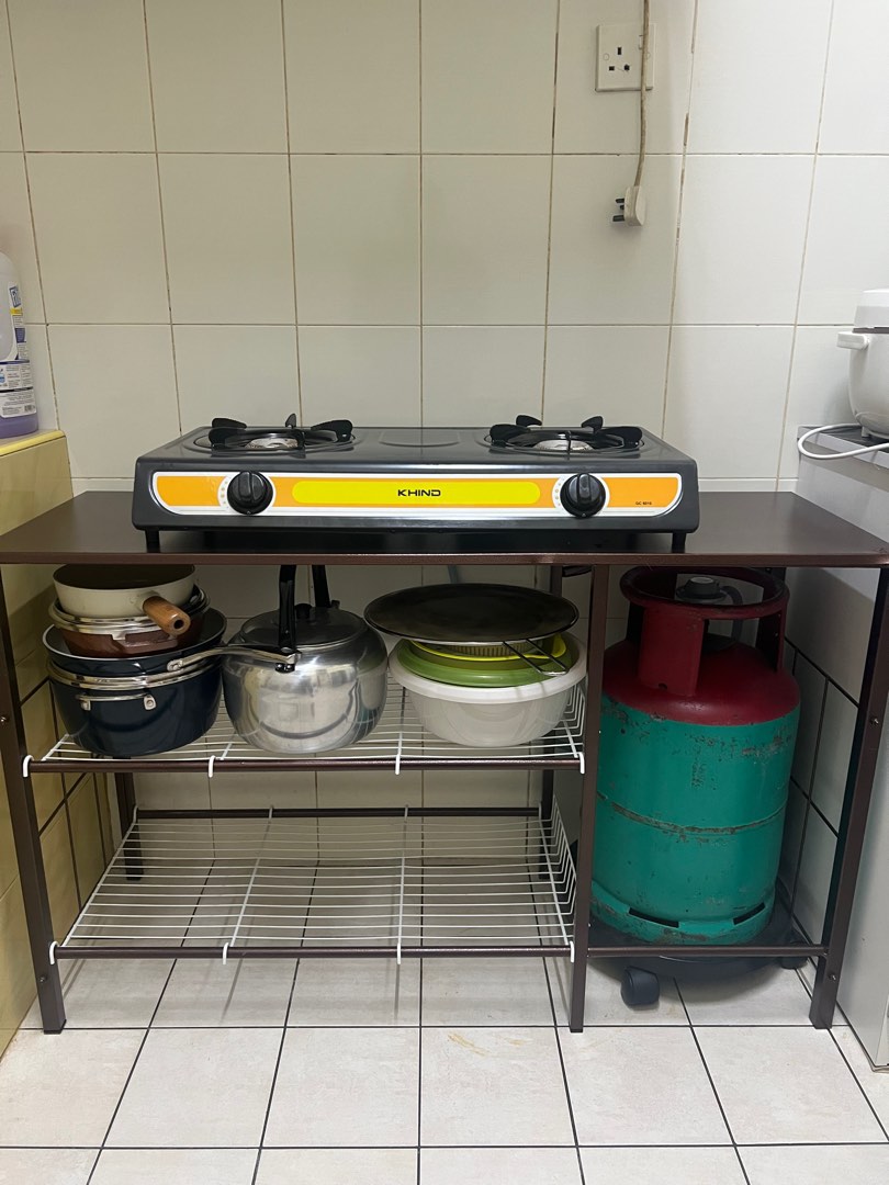 Gas Stove & Metal Rack & Gas Set, TV & Home Appliances, Kitchen ...