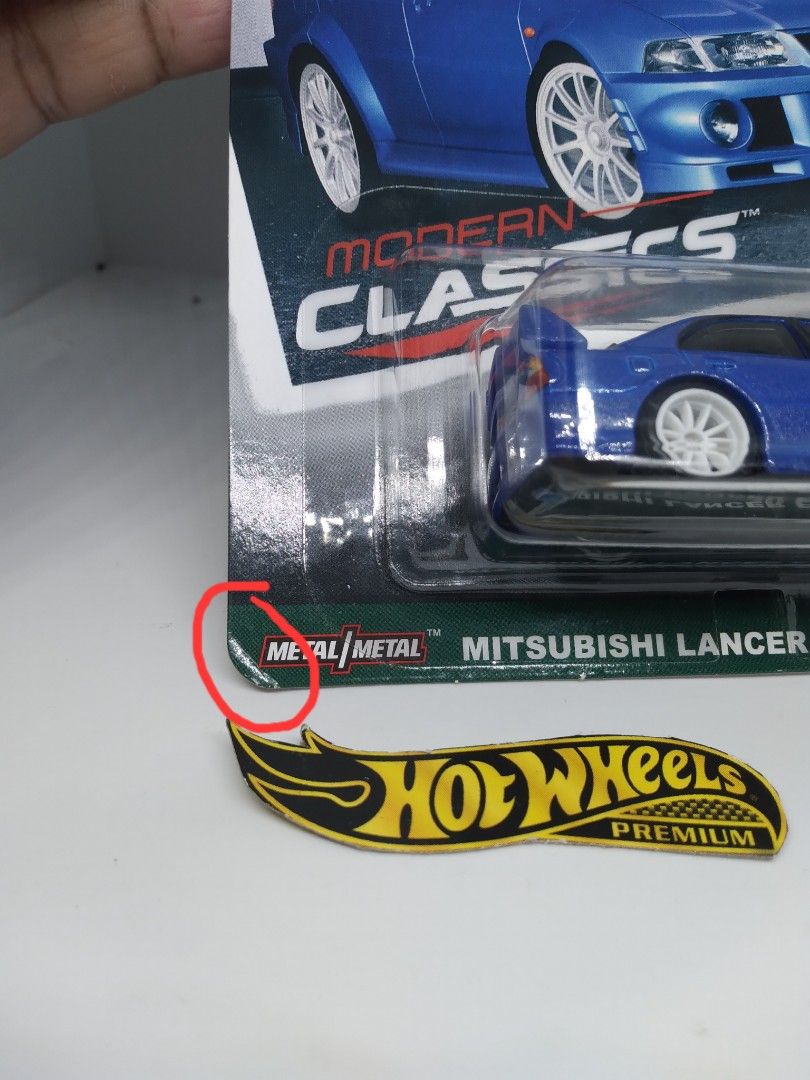 HOTWHEELS, HOT WHEELS PREMIUM - MITSUBISHI LANCER EVOLUTION VI - merah ...