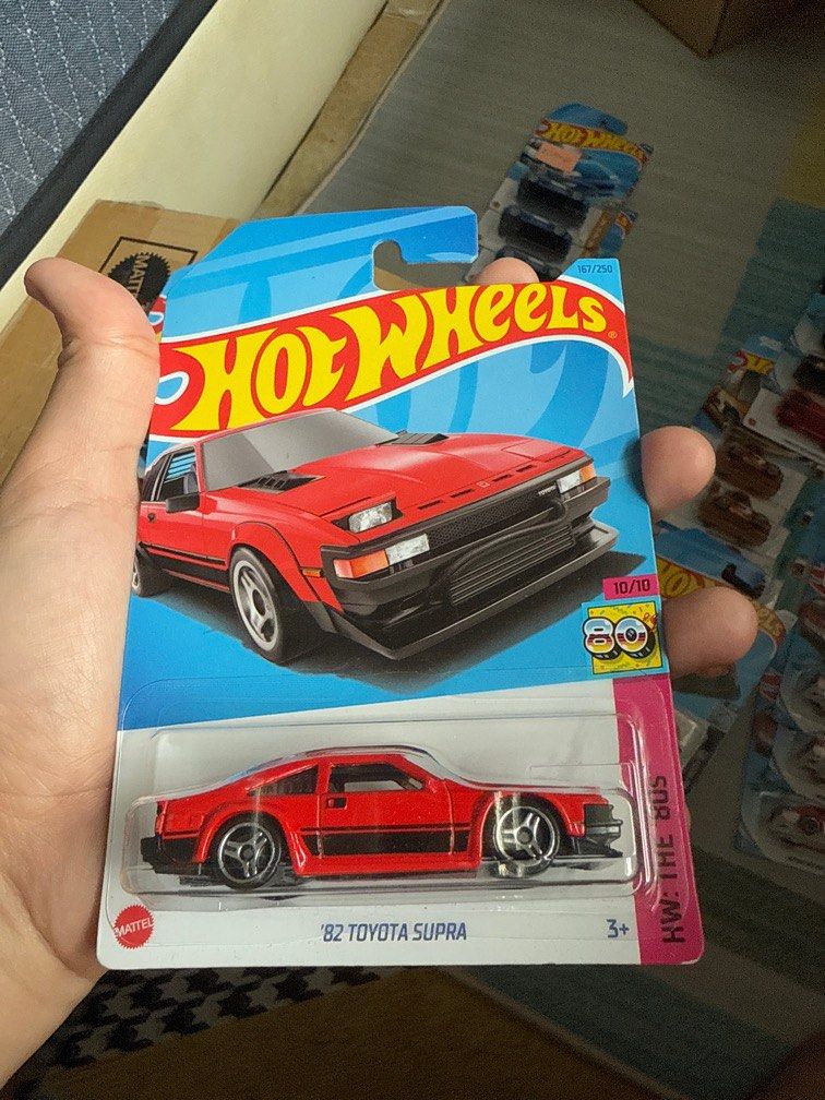 Hotwheels toyota Supra merah, Hobbies & Toys, Toys & Games on Carousell