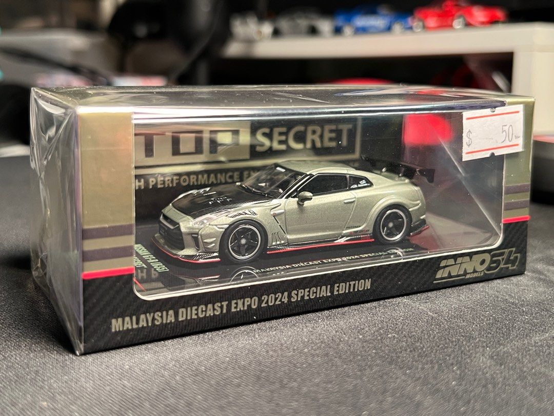 Inno64 Top Secret Nissan GTR R35 Malaysia Diecast Expo 2024 Special ...