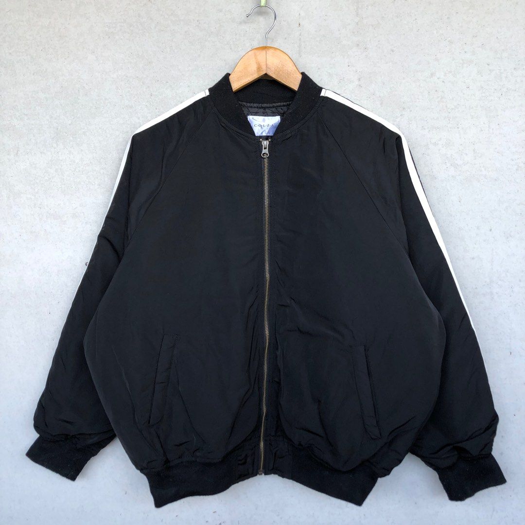 Japanese colza brand plain baggy bomber jacket, Luxury, Apparel on ...