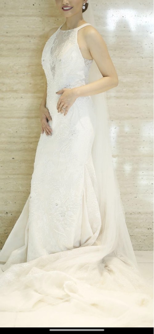 Jaz Cerezo Gown, Women's Fashion, Dresses & Sets, Evening dresses ...