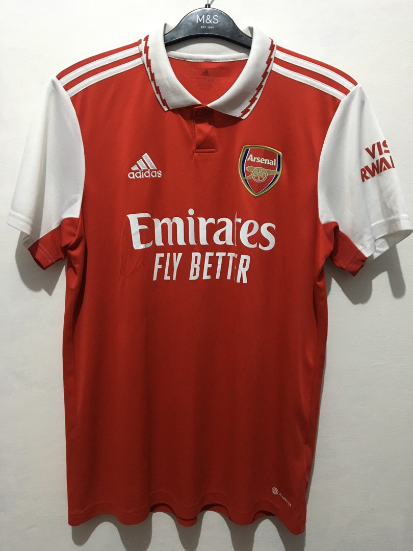 Jersey Bola Original Arsenal FC Home 2022/2023, Olah Raga, Baju ...