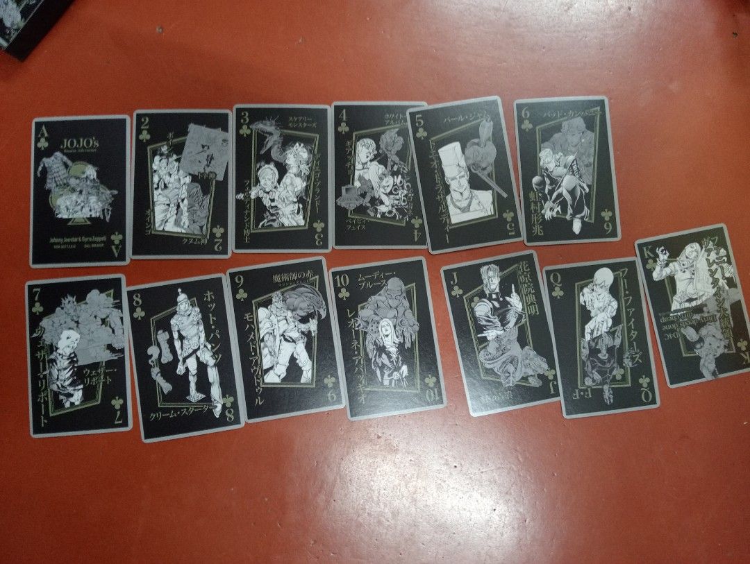 JoJo's Bizarre Adventure Playing cards Hirohiko Araki Exhibition 2020 ...