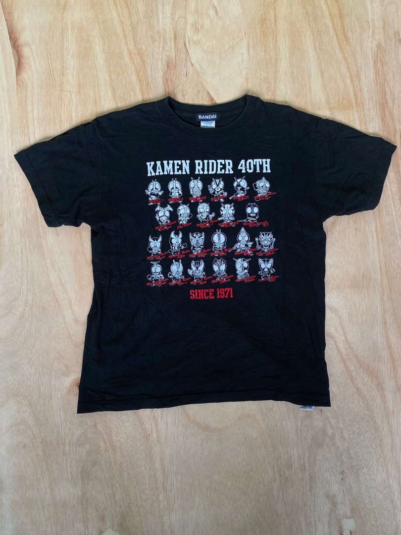 Kamen Rider 40 Th by Bandai Official Merchndise Anime Kaos Kartun ...